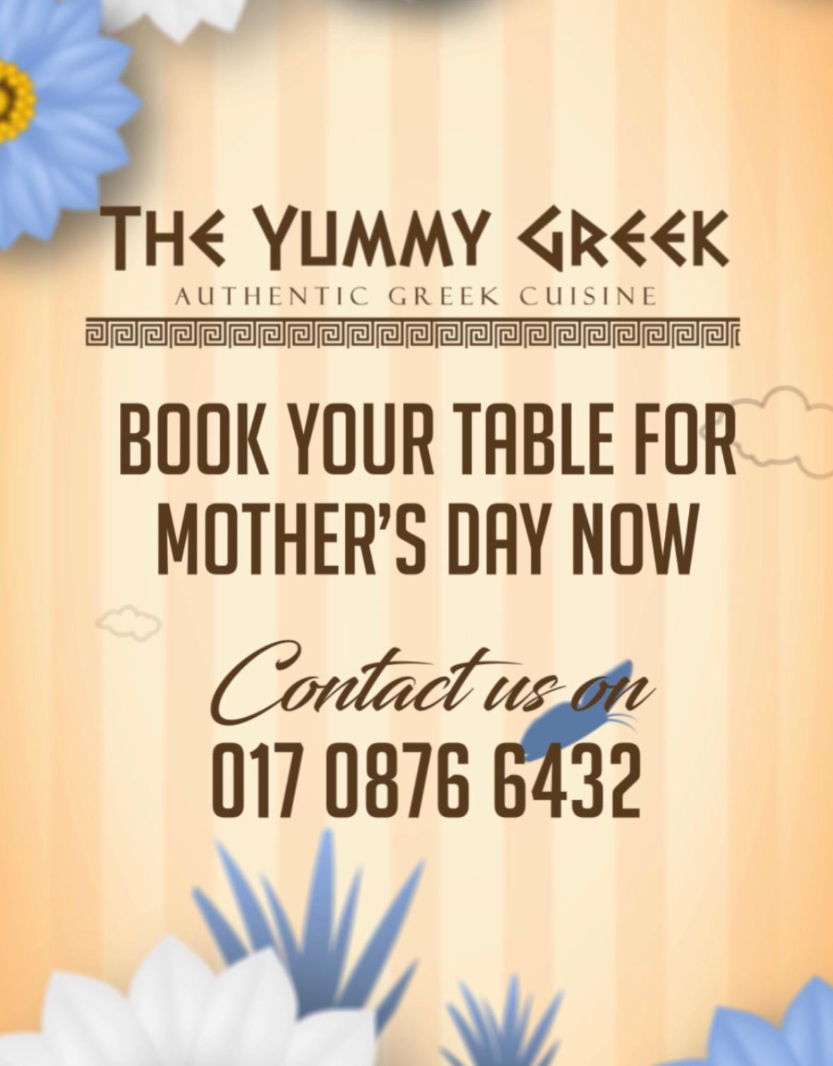 The Yummy Greek | Menu